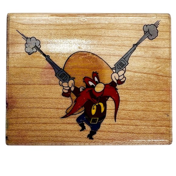 Rubber Stampede | Office | Yosemite Sam Looney Tunes Rubber Craft Stamp ...